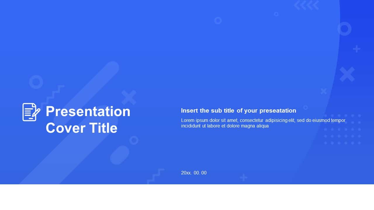 Blue Tone Templates - Free Powerpoint Templates Google Slides theme