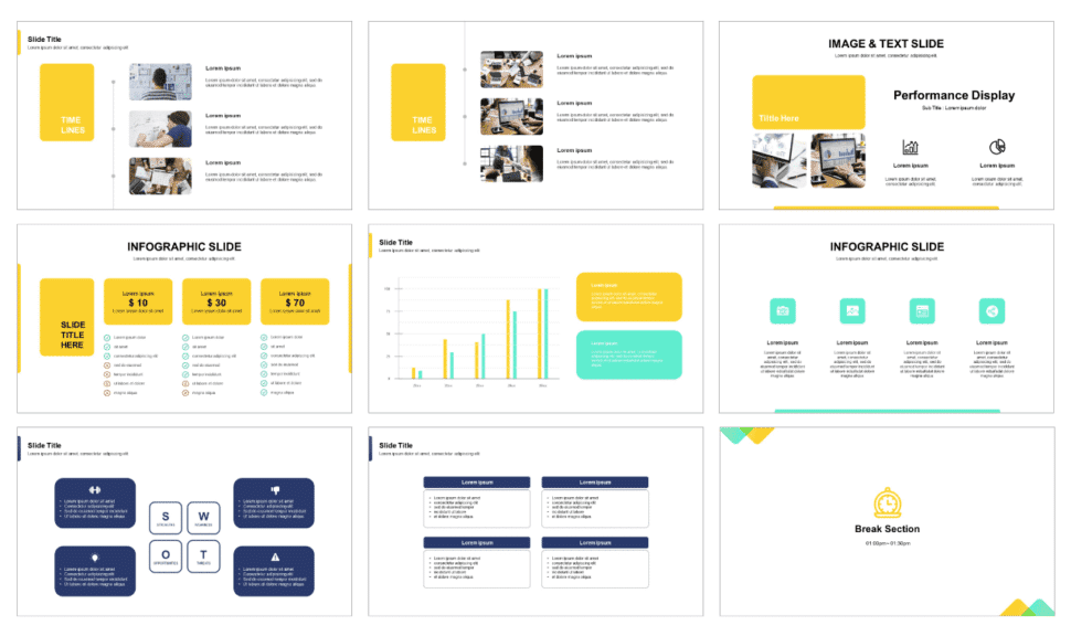 Simple business presentation templates - Free download