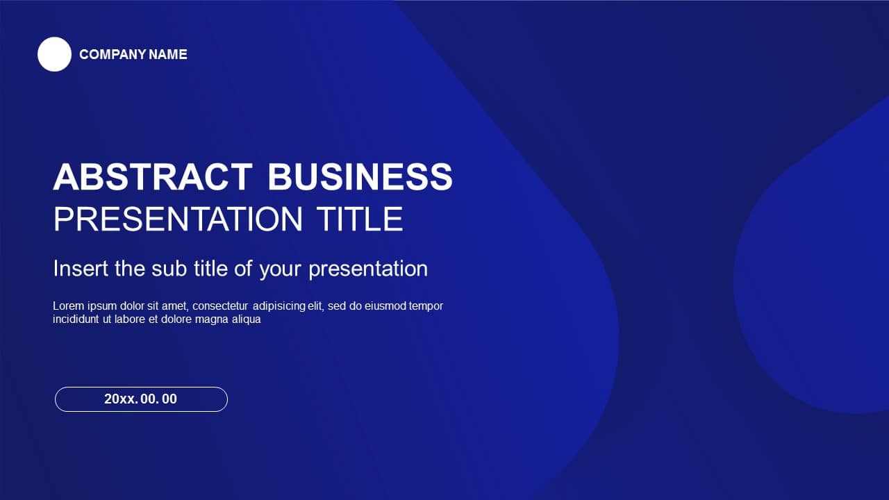 Abstract Business presentation templates - Free download