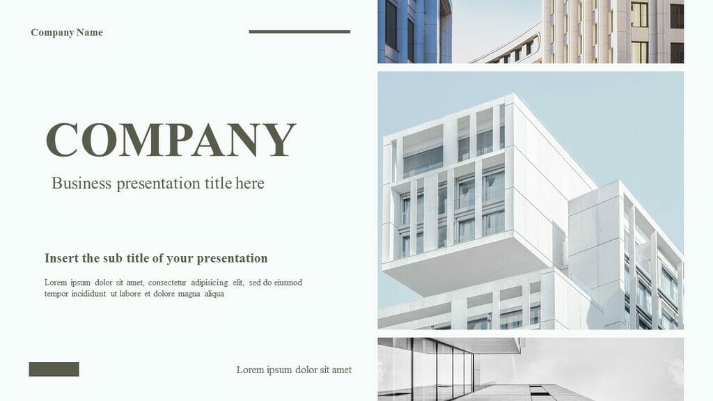 Green Tone Templates - Free Powerpoint Templates Google Slides theme