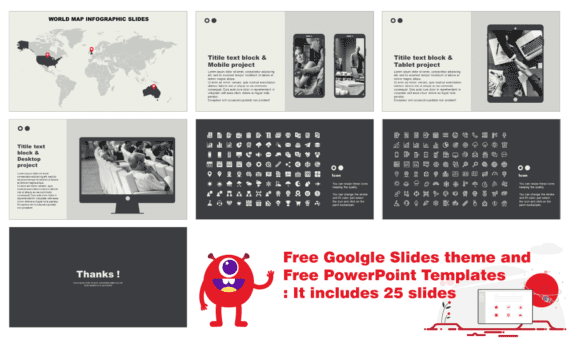 Grayscale Tone Free presentation templates (PPT and Google slides)