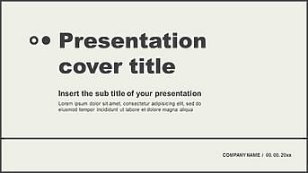 Grayscale Tone Templates - Free PowerPoint Google Slides theme