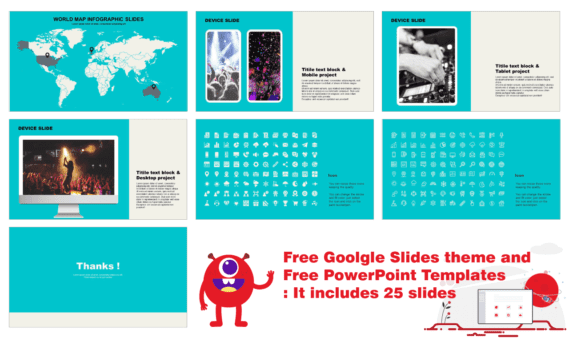 Guide line Free presentation templates (powerpoint and Google slides)