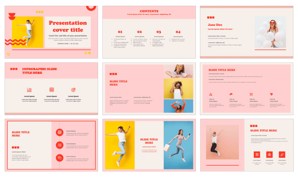 Design Portfolio Free presentation templates - PPT and Google slides