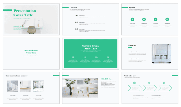 Simple slides Free Presentation Templates - Google slides and PowerPoint