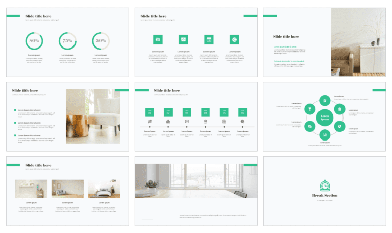 Simple slides Free Presentation Templates - Google slides and PowerPoint