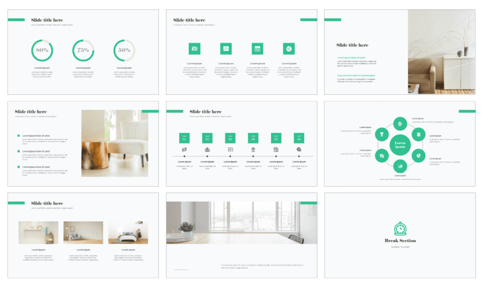 Simple slides Free Presentation Templates - Google slides and PowerPoint