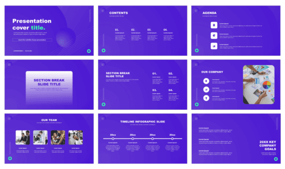 Company Profile Free Presentation Templates - Powerpoint&Google slides