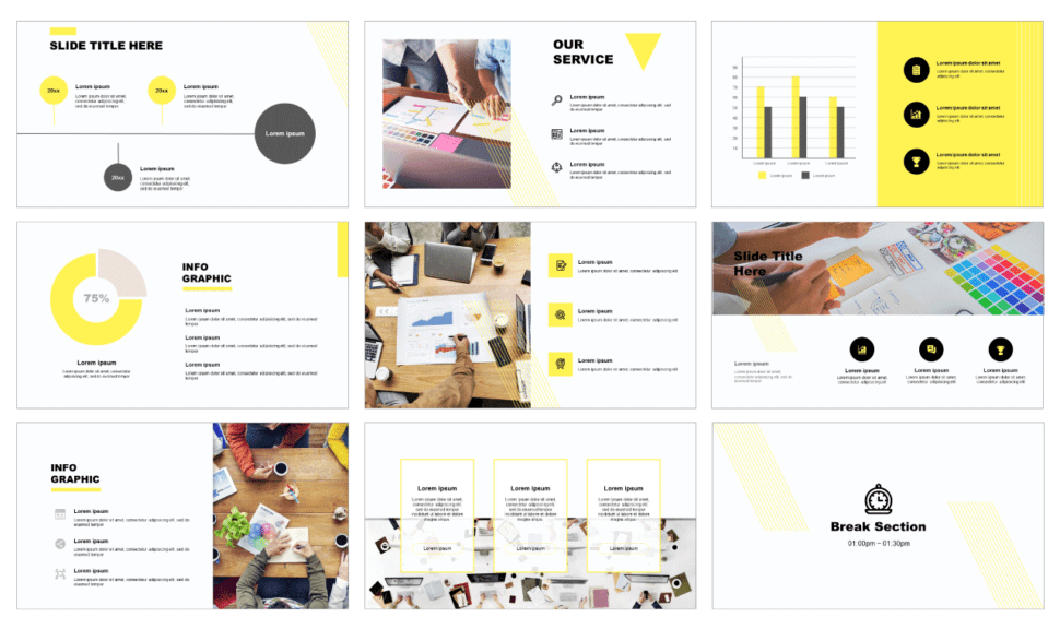 LOOKBOOK Style Free Presentation Templates - PPT & Google slides