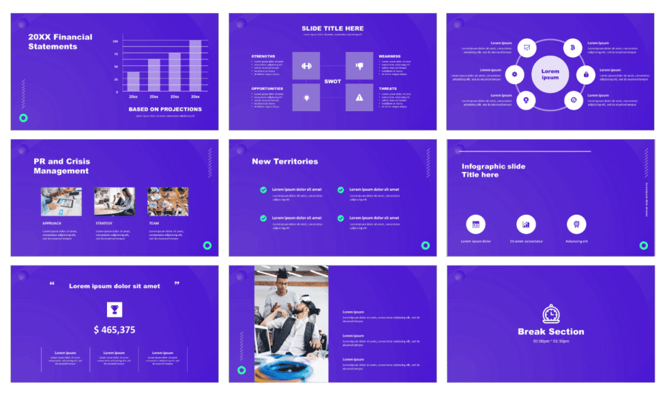 Company Profile Free Presentation Templates - Powerpoint&Google slides
