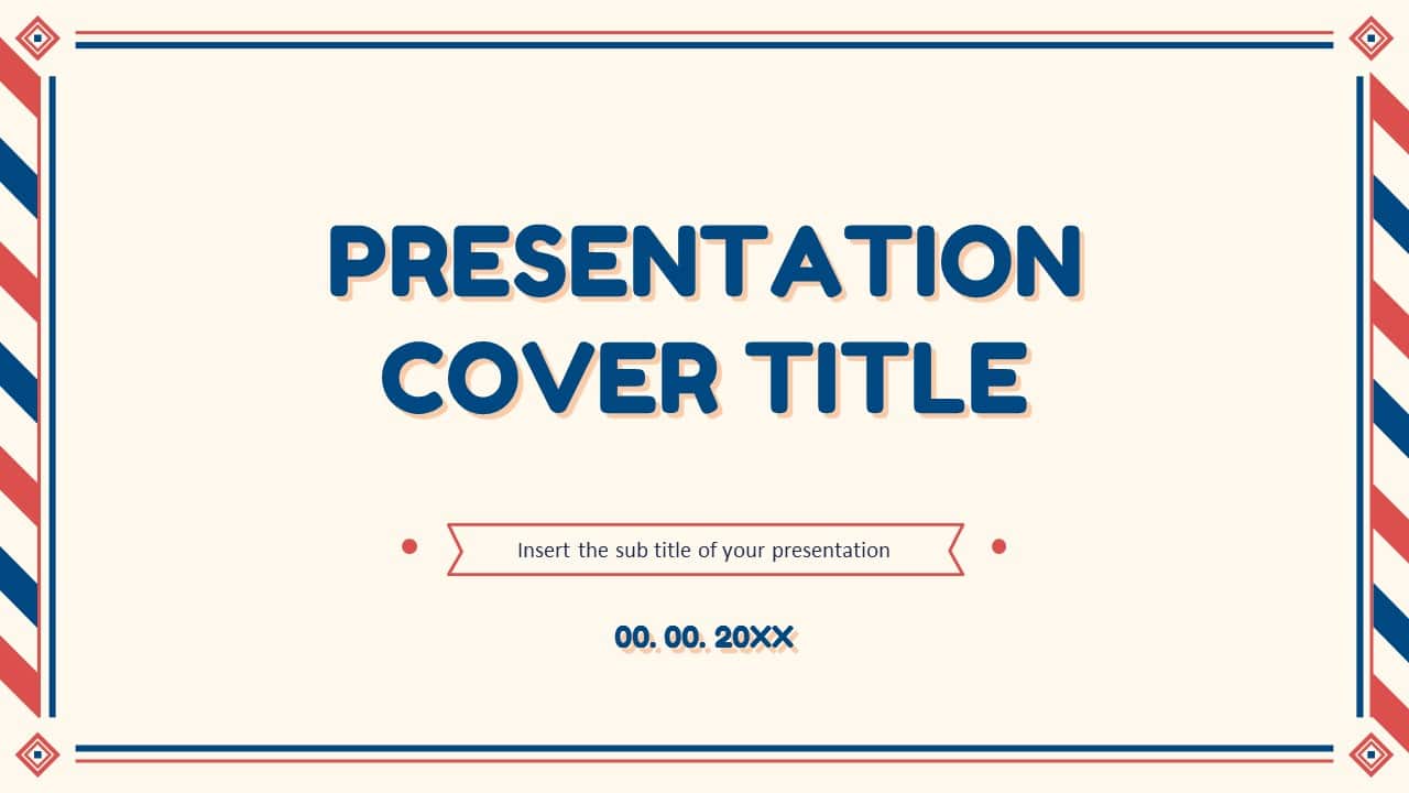 Postcard Free Presentation Templates Powerpoint Google Slides Theme