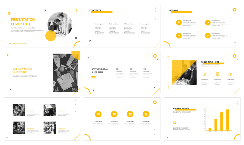Simplify Focus Free Presentation Templates - PowerPoint & Google slides