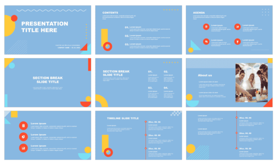 Creative Abstract Free Google Slides Theme and PowerPoint Template