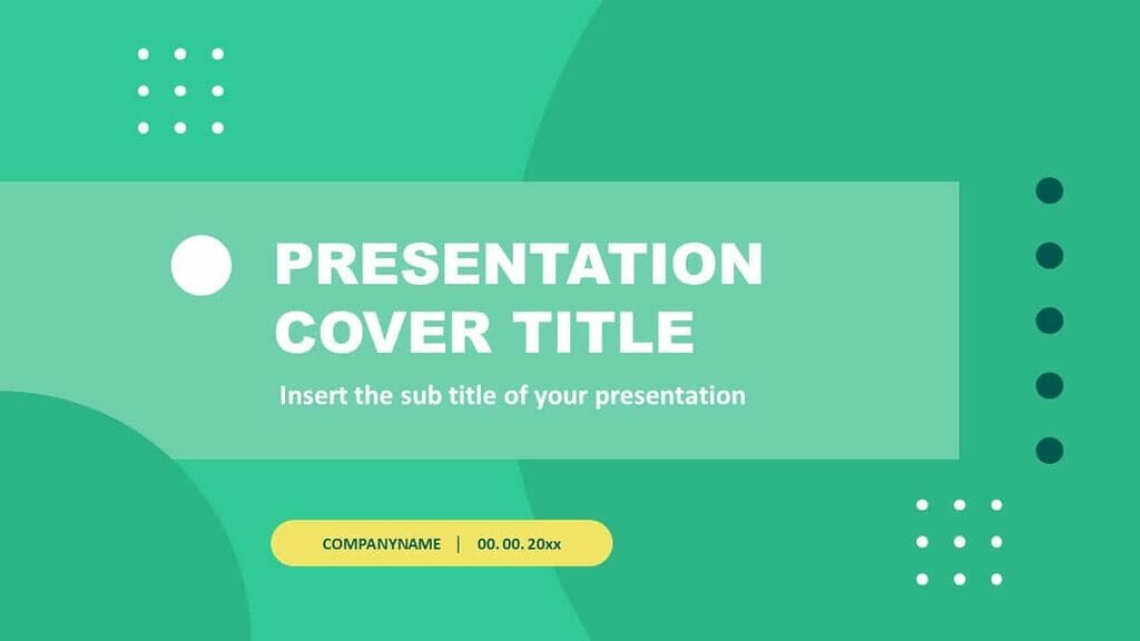 Green Tone Templates - Free Powerpoint Templates Google Slides theme