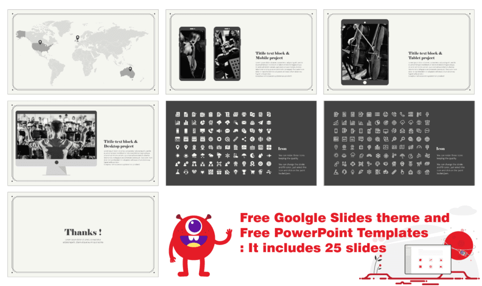 Vintage Frame Free Google Slides Theme PowerPoint Templates