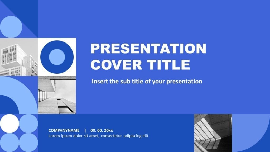 Blue Tone Templates - Free Powerpoint Templates Google Slides theme