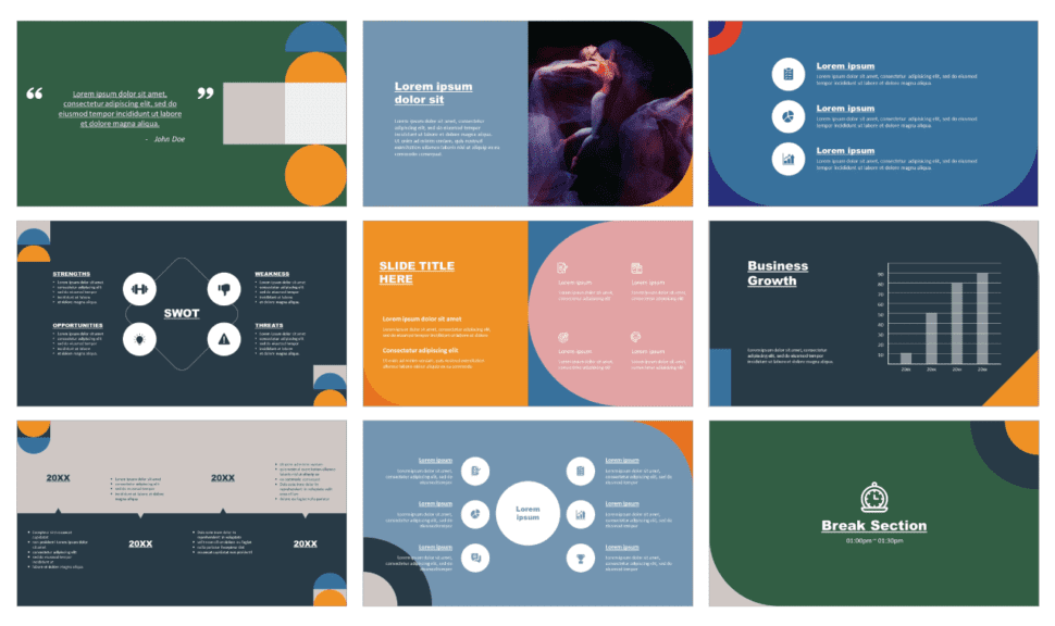 Geometry Minimalistic Free Google slides themes PowerPoint templates