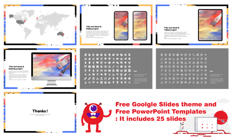 Colourful Pop Art Free Google Slides Themes and PowerPoint Templates
