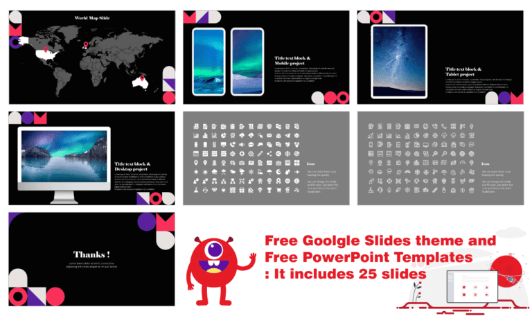 Modern color palette Free Google Slides Themes PowerPoint Templates