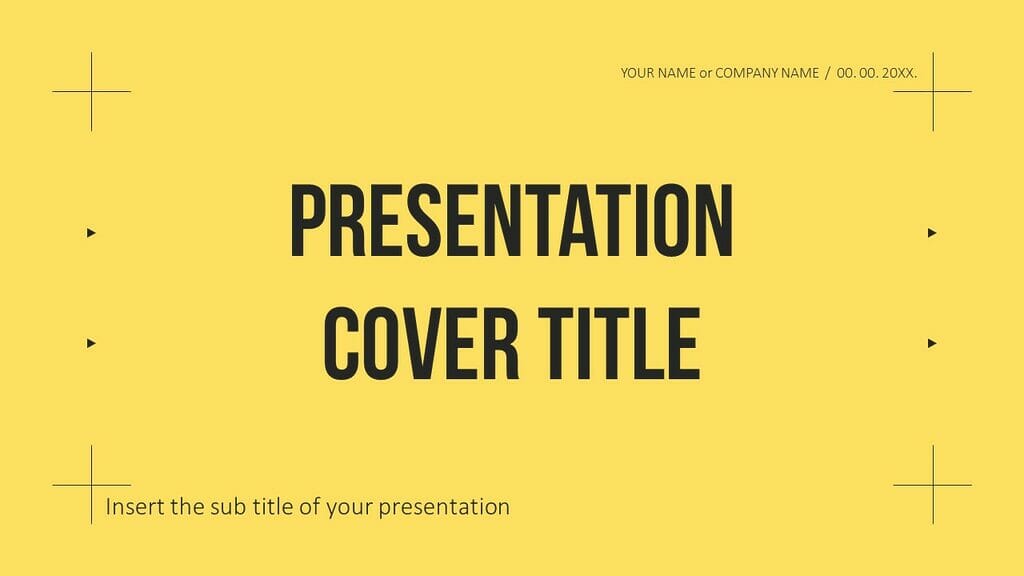 Minimal presentation - Free PowerPoint templates Google Slides theme