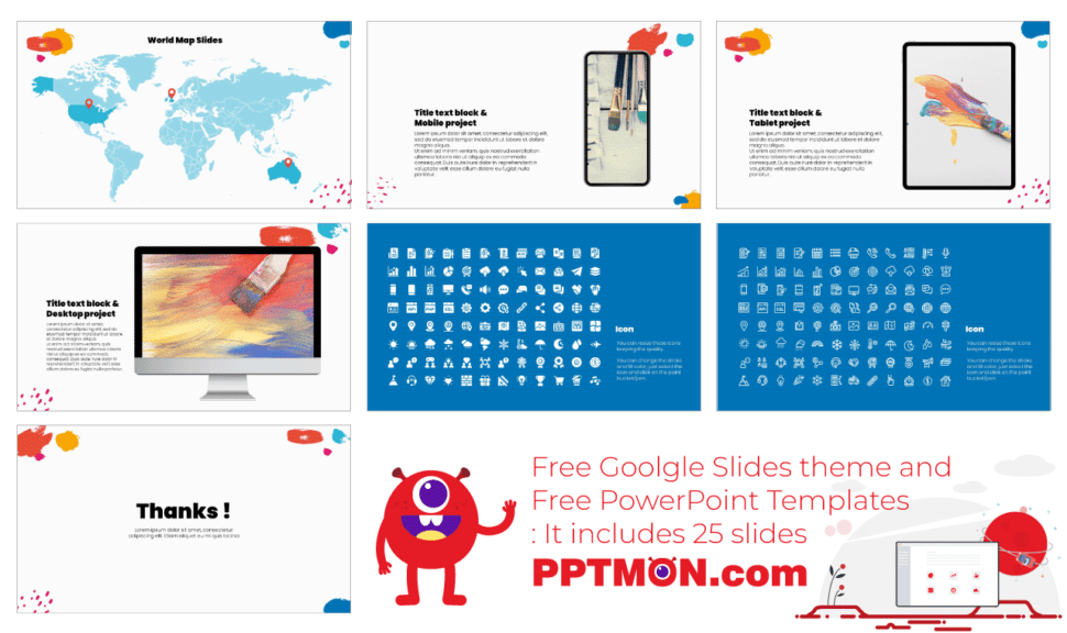 Colorful Free Presentation Template -PowerPoint and Google Slides theme