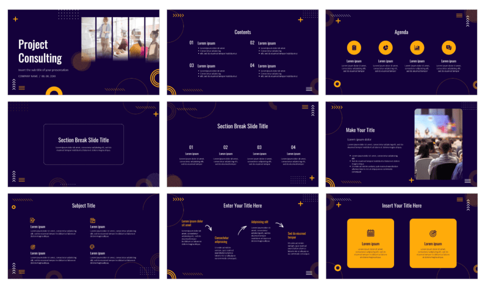 Consulting Free Presentation Template - Google Slides PowerPoint Theme