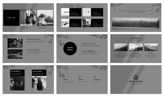 Photographs Free Presentation Template - Google Slides and PowerPoint