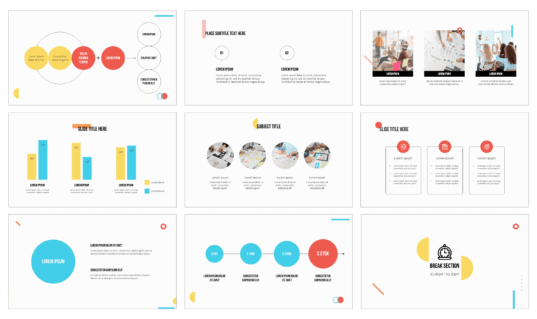Simple Minimalist Presentation Template - Google Slides and PowerPoint