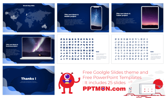 Annual Review Free Presentation Template - Google Slides PowerPoint