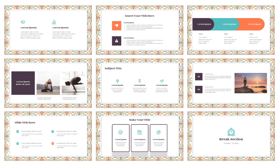 Mandala Free Presentation Template - Google Slides PowerPoint Theme
