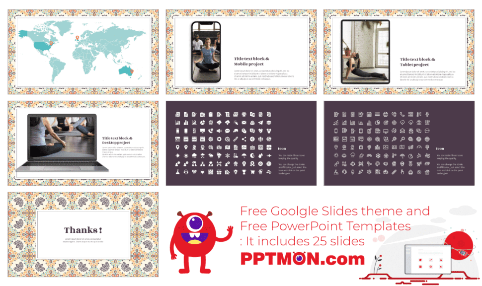 Mandala Free Presentation Template - Google Slides PowerPoint Theme