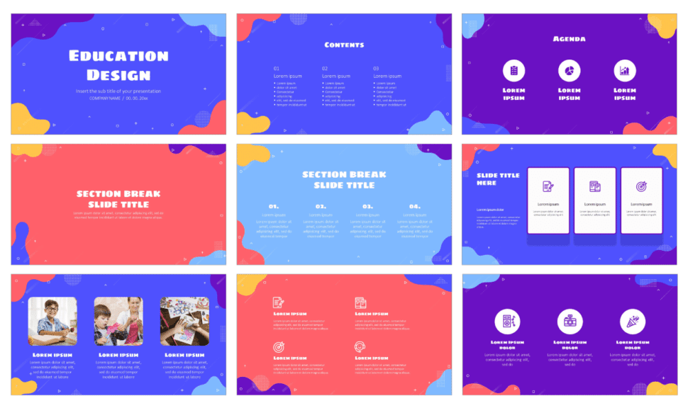 Waves Free Presentation Template - Google Slides PowerPoint Theme
