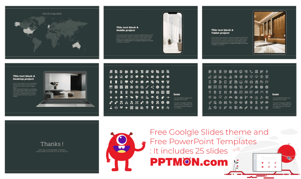 Architecture Studio Free PowerPoint Template and Google Slides Theme