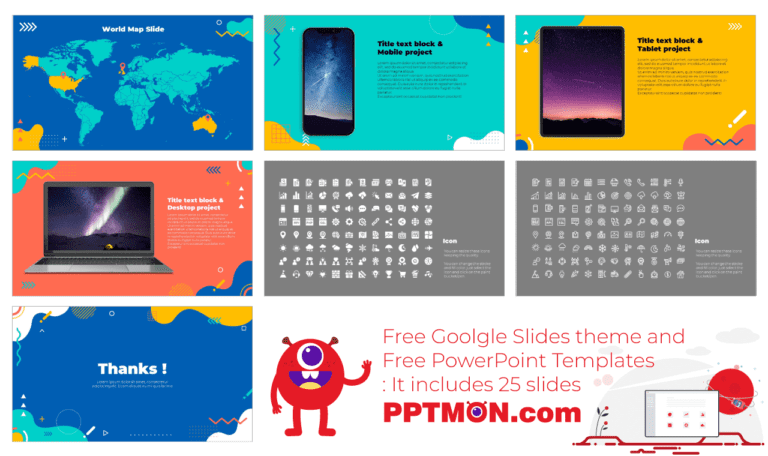 Funny Geometry Free PowerPoint Template and Google Slides Theme