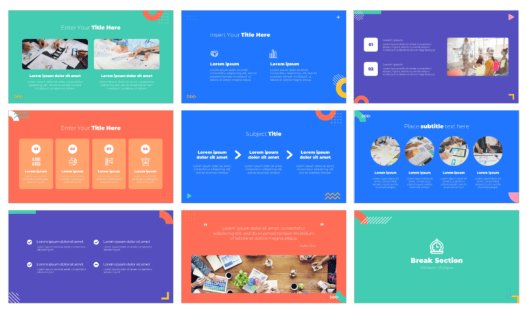 Geometric Project Free PowerPoint Template Google Slides Theme Geometric Project Free PowerPoint Template Google Slides Theme