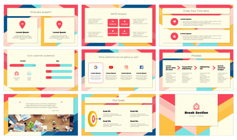 Movement Marketing Free PowerPoint Template and Google Slides Theme