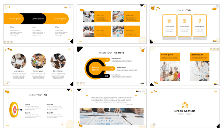 Solid Design Free PowerPoint Template and Google Slides Theme