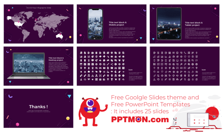 Tech pitch deck Free PowerPoint Template and Google Slides Theme