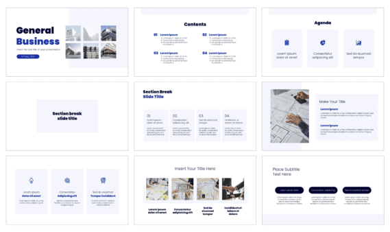 General Business Free PowerPoint Template and Google Slides Theme