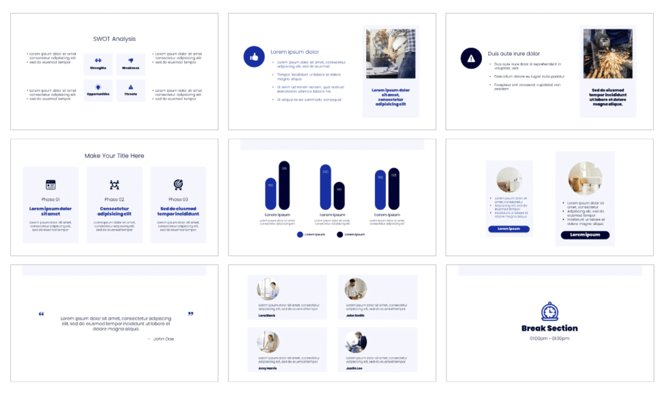 General Business Free PowerPoint Template and Google Slides Theme