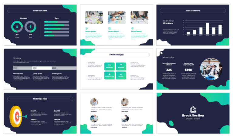 Email Campaign Free PowerPoint Template and Google Slides Theme