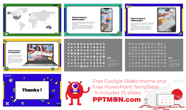 Modern Retro Free PowerPoint Template and Google Slides Theme