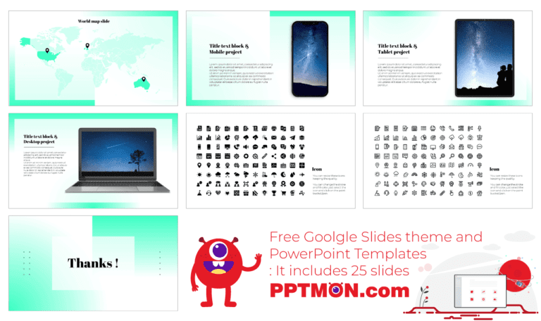 Simple Gradient Free PowerPoint Template and Google Slides Theme