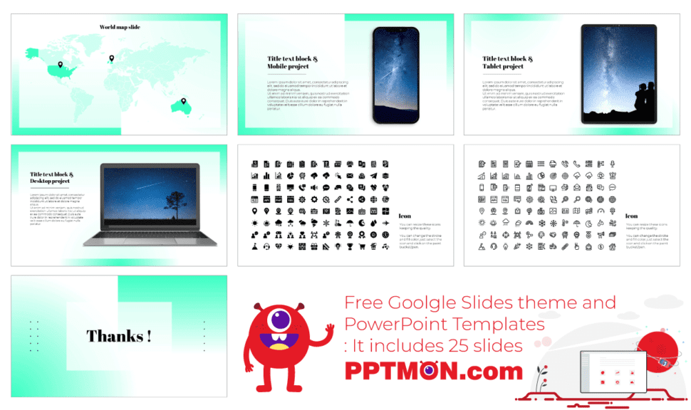 Simple Gradient Free PowerPoint Template and Google Slides Theme