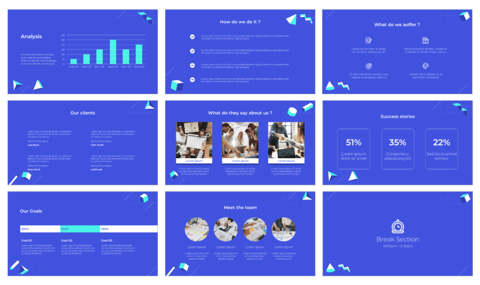 Online Retail Free PowerPoint Template and Google Slides Theme