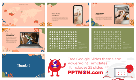 Handmade Craft Free PowerPoint Template and Google Slides Theme