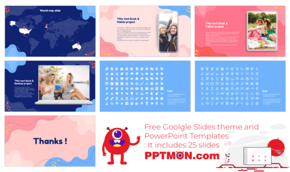 Friendship Day Free PowerPoint Template and Google Slides Theme