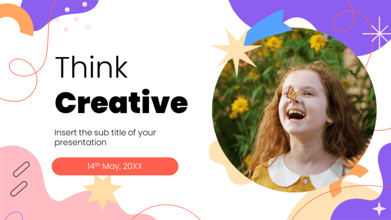 Creative presentation - Free PowerPoint template Google Slides theme