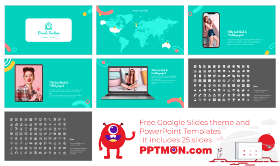 Candy Shop Free PowerPoint Template and Google Slides Theme