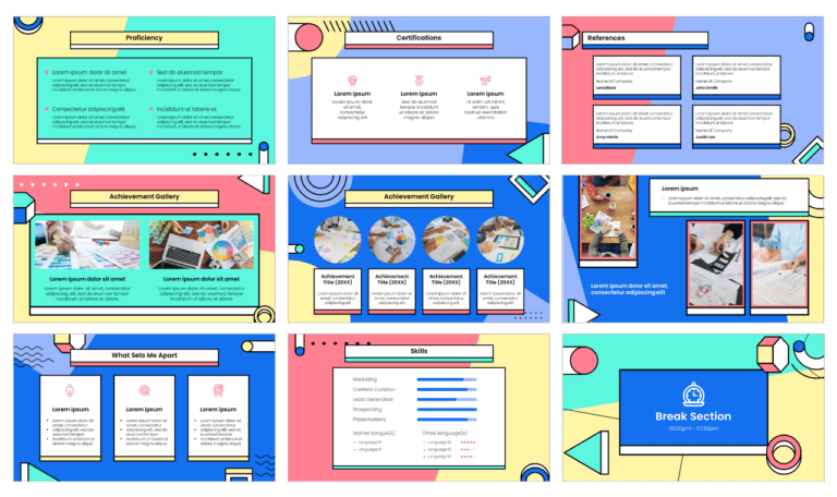 Graphic Designer Free PowerPoint Template and Google Slides Theme